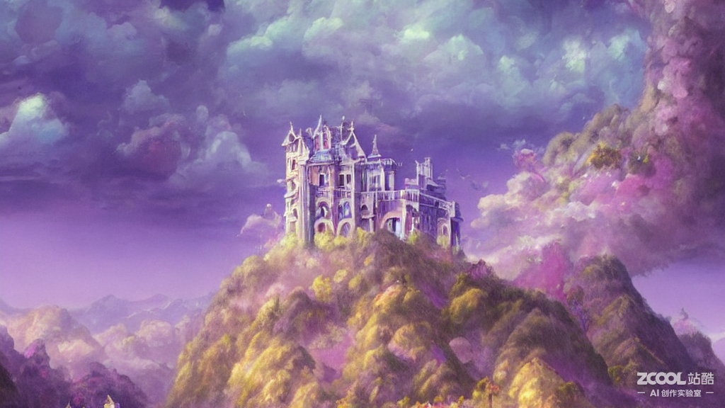#AI创作实验室紫色城堡_Daphne_liu-站酷ZCOOL