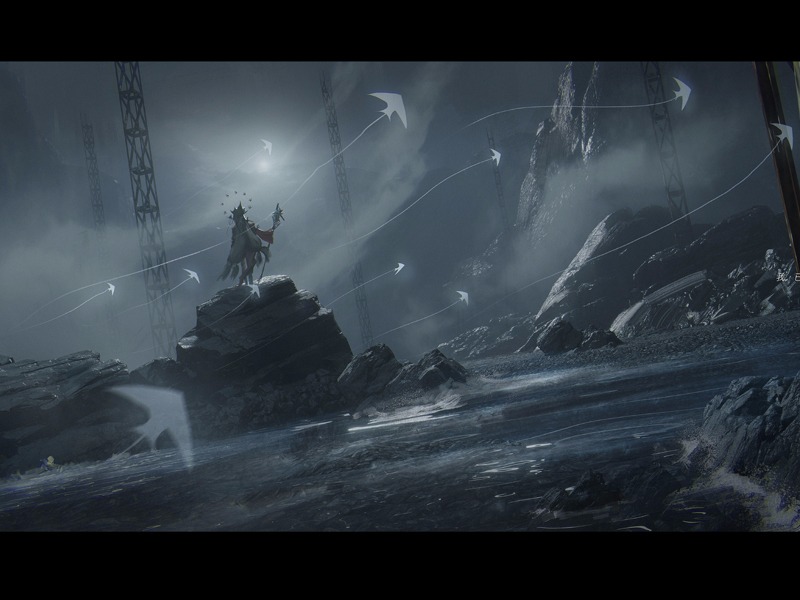 浊心斯卡蒂-明日方舟同人_LEO_POLD-站酷ZCOOL