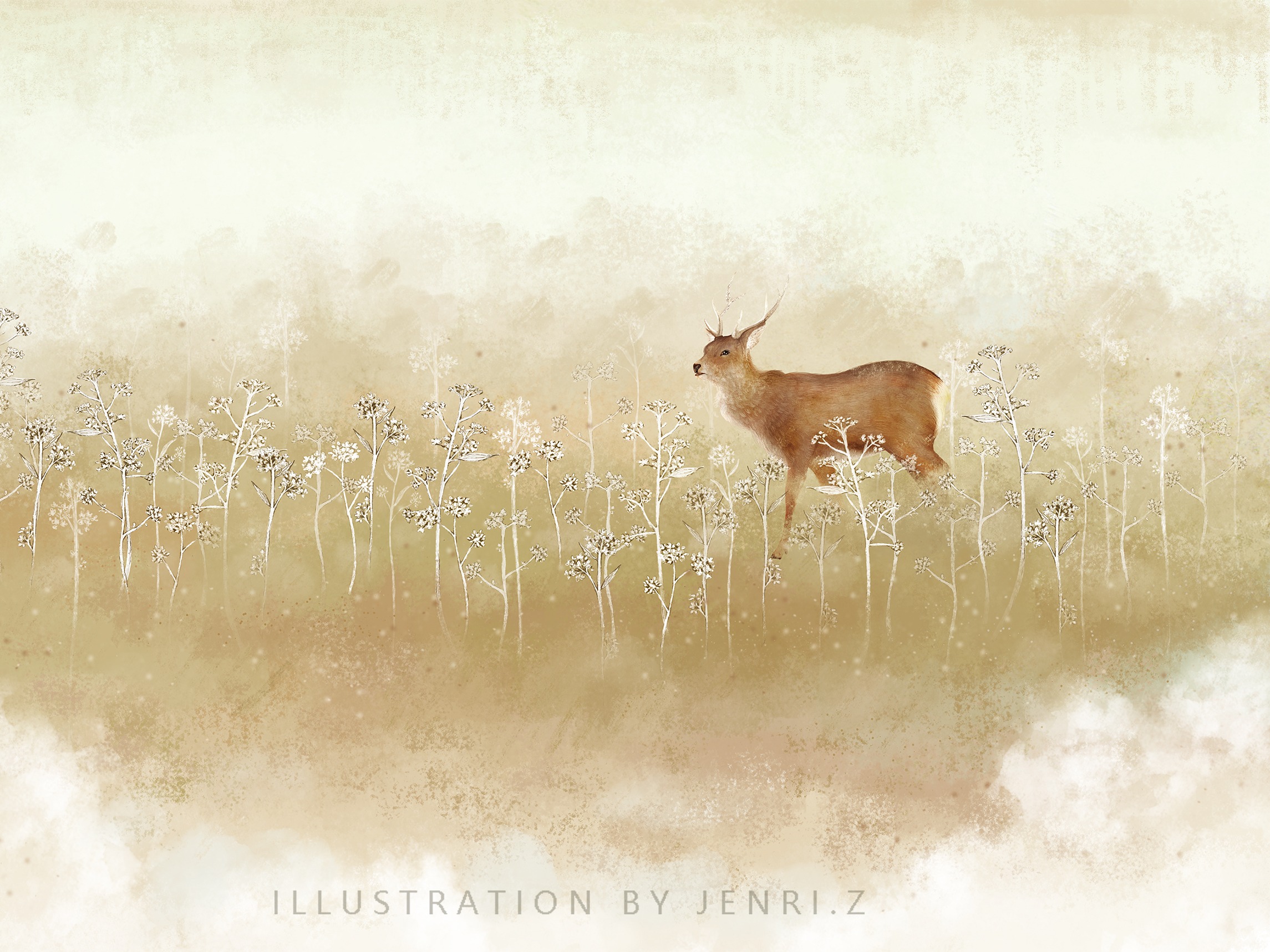 丛林之鹿_JenriZ-站酷ZCOOL