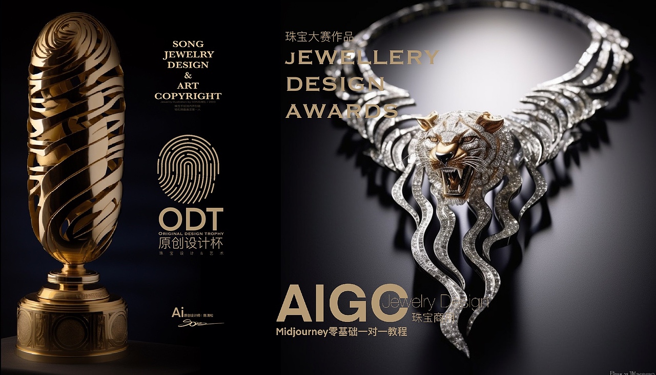 AIGC珠宝大赛JEWELLERY DESIGN AWARDS_清松珠宝课堂-站酷ZCOOL