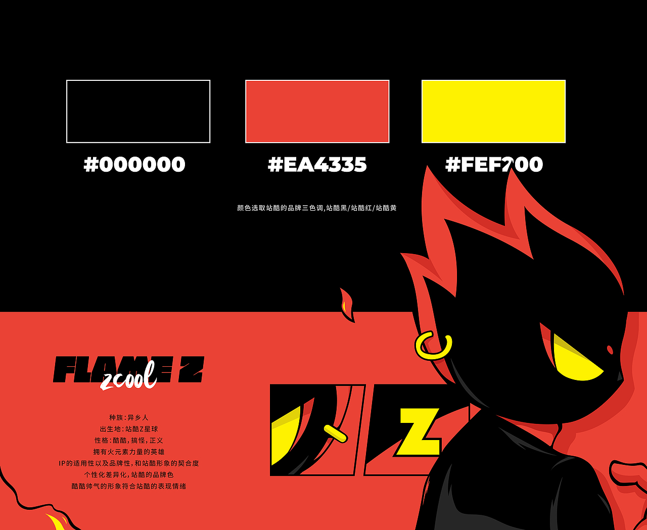 站酷15周年IP共创—Flame Z_猥琐大叔Z-站酷ZCOOL