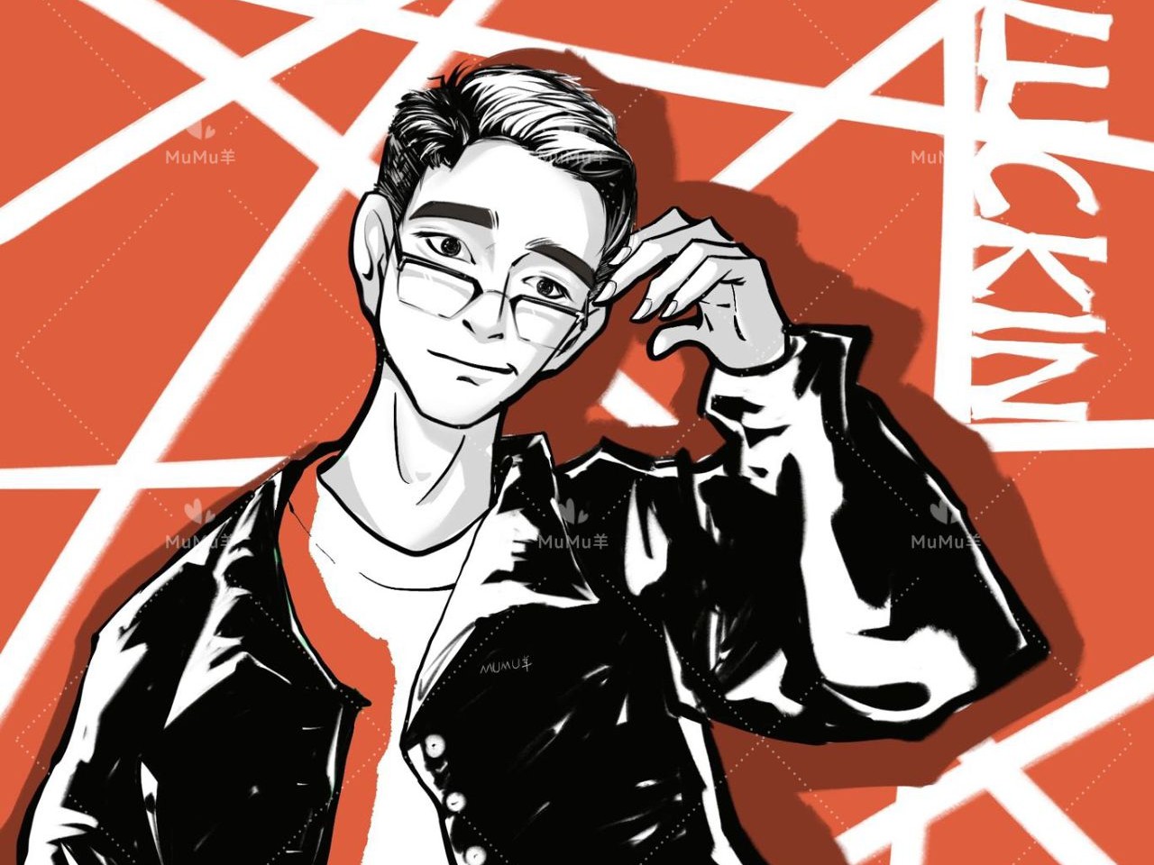 男生头像，风格化帅气～_明天就发财le-站酷ZCOOL