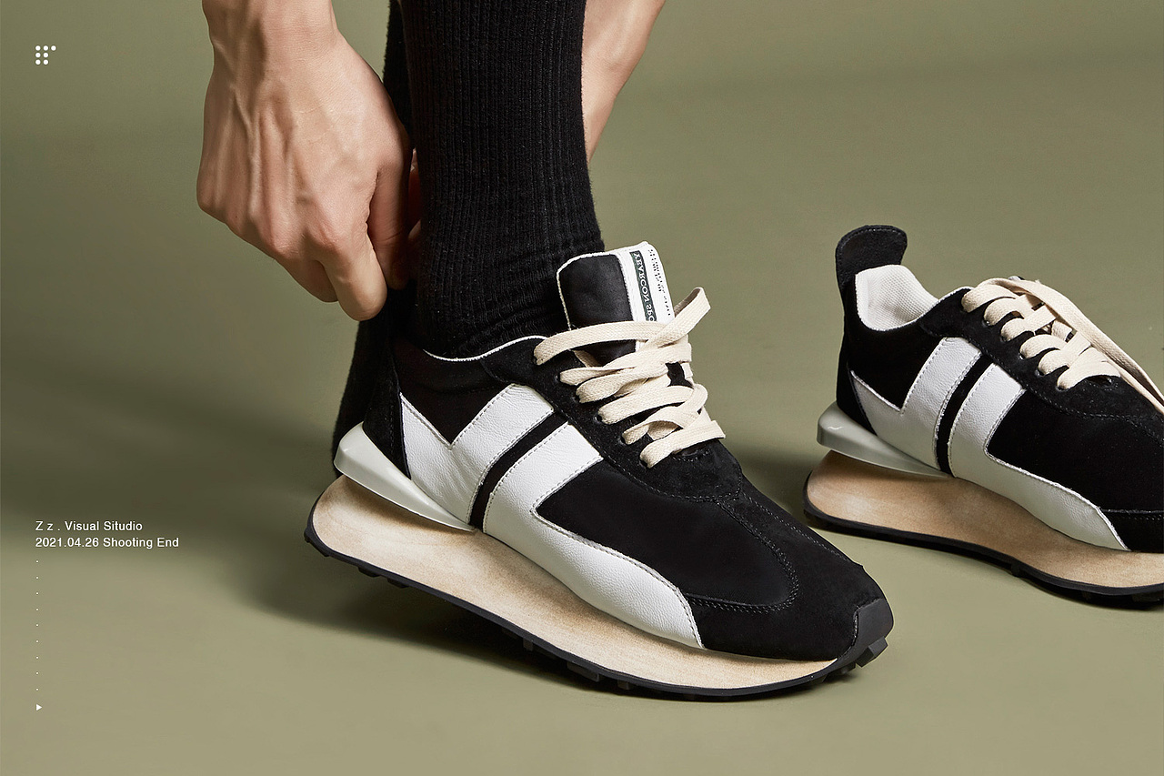 YEARCON（意尔康）时尚休闲男鞋拍摄 运动潮鞋模特摄影_佐佐视觉工作室-站酷ZCOOL