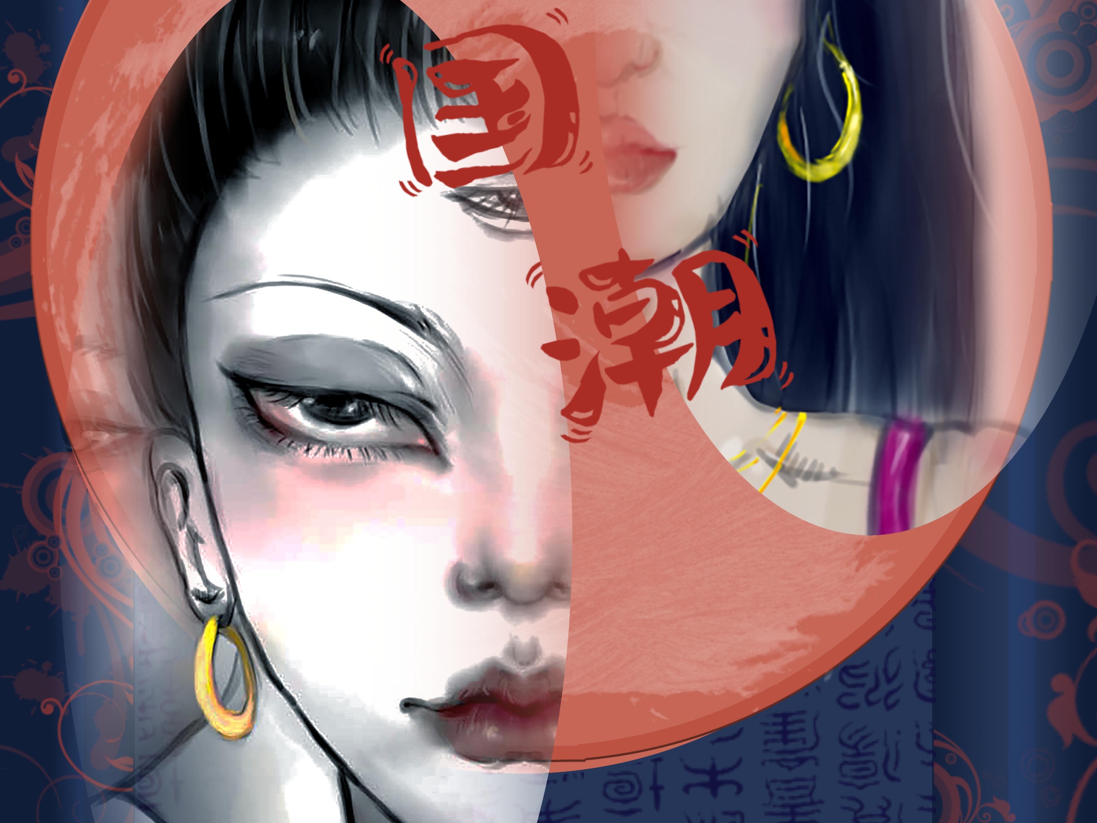 国潮鲸龙鹤_柯然jin-站酷ZCOOL