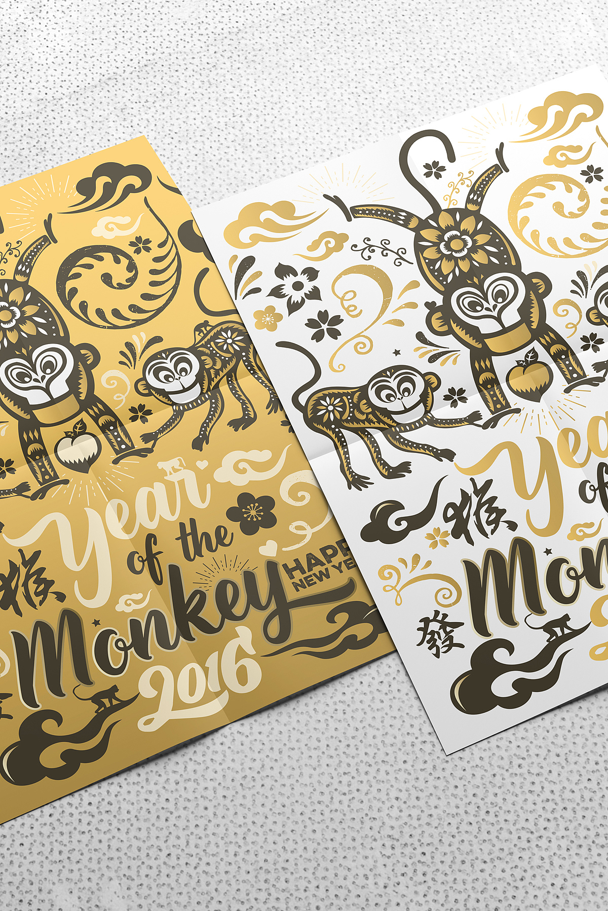 Chinese new year 2016 year of the Monkey 猴年2016_rayzong-站酷ZCOOL
