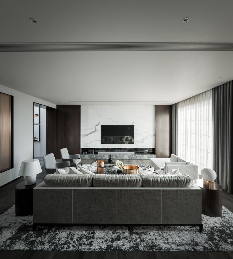 Urban Serenity: A Modern Haven_晓喻效果图-站酷ZCOOL