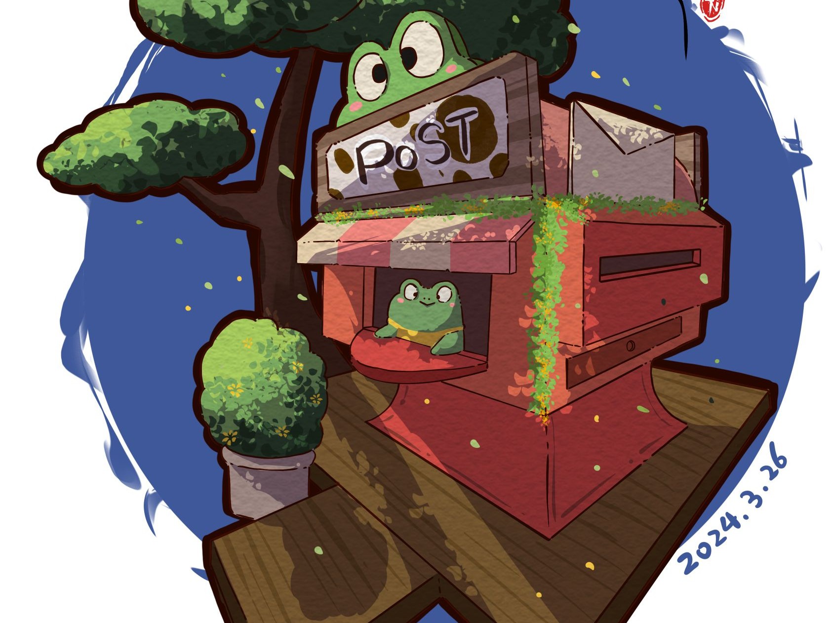 信箱插画_Niko的小画站-站酷ZCOOL