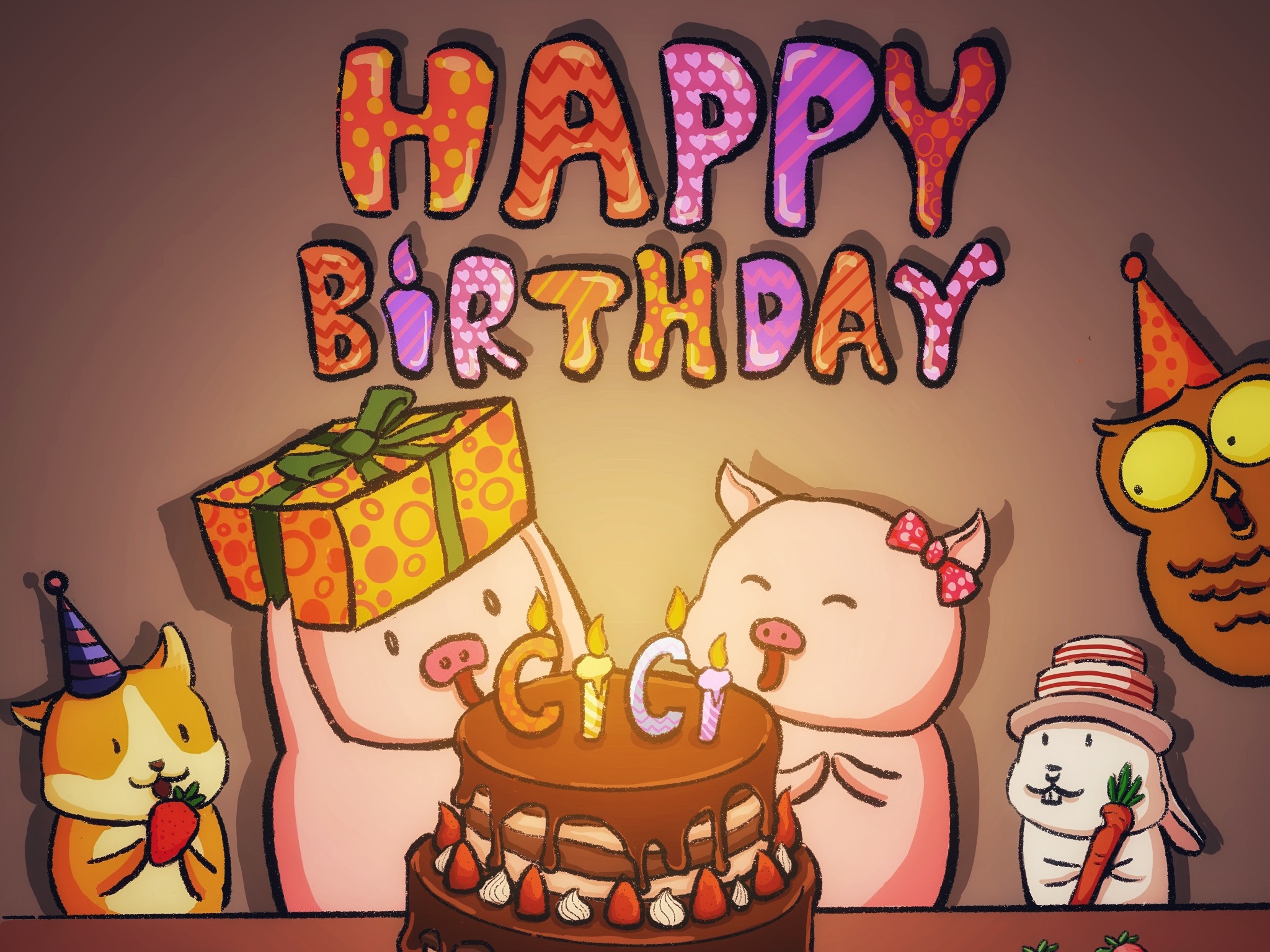 生日快乐~_Pan_YCc-站酷ZCOOL