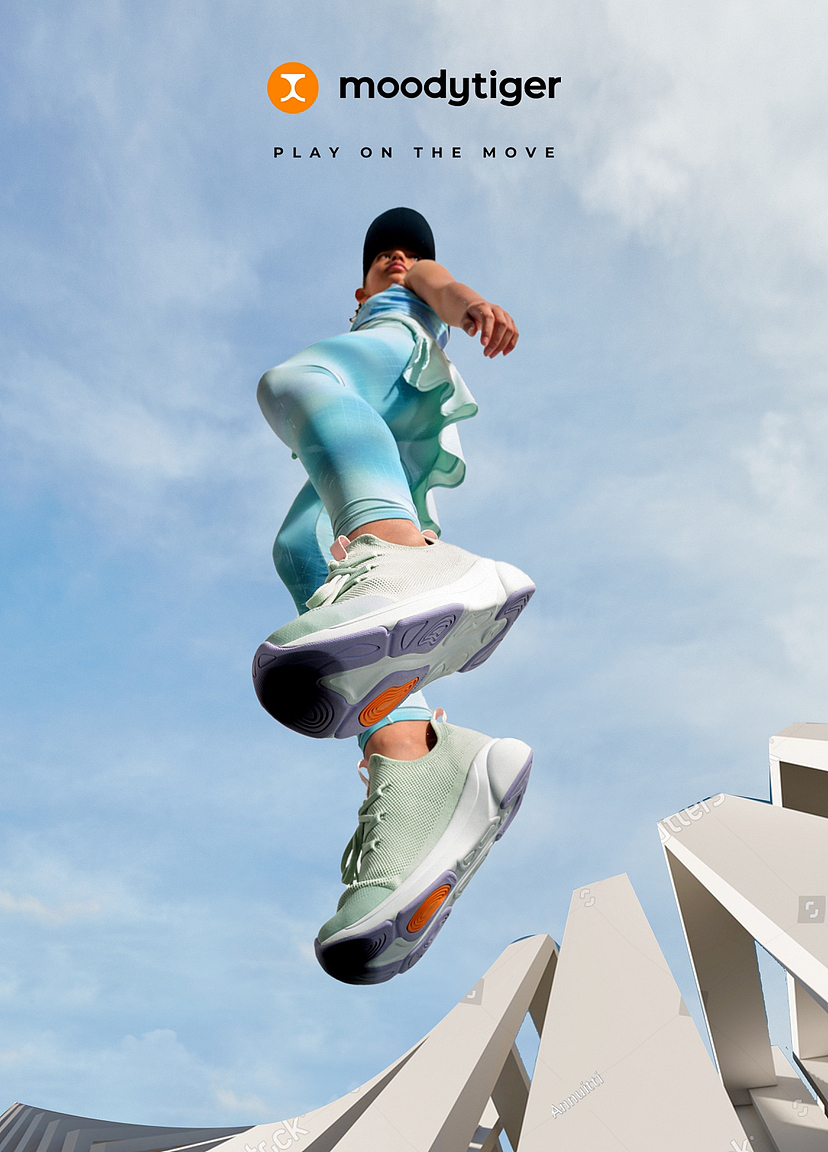 儿童运动品牌拍摄｜moody tiger_吃饱了饭的人-站酷ZCOOL