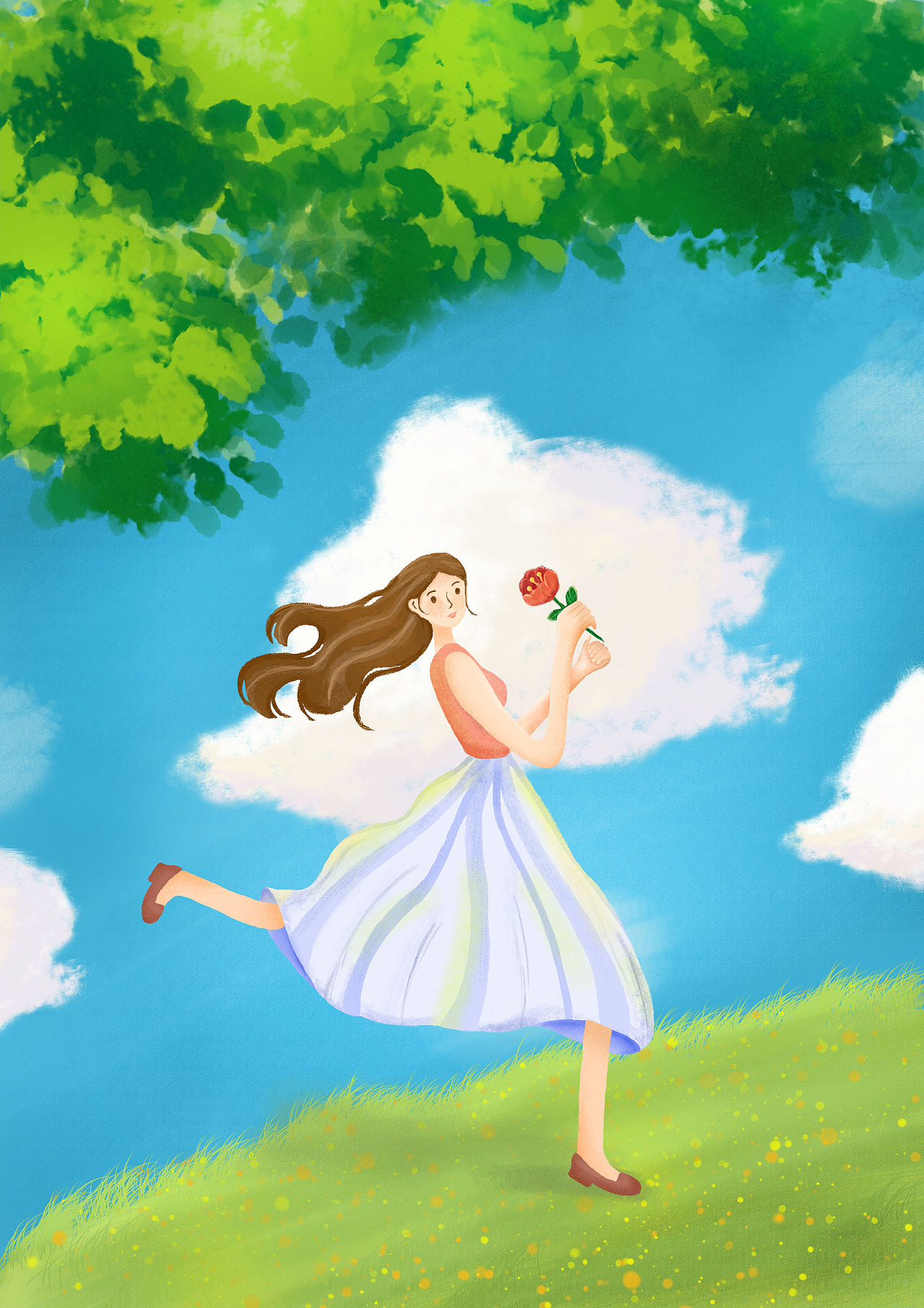 送你一朵小红花_njmumetc-站酷ZCOOL