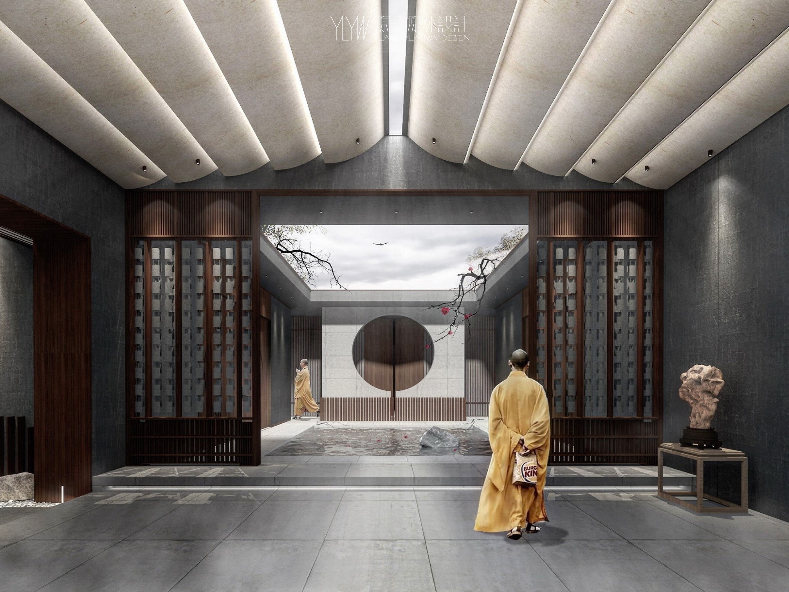 / YLYW | 映月堂-茶会所设计_源里源外设计-站酷ZCOOL