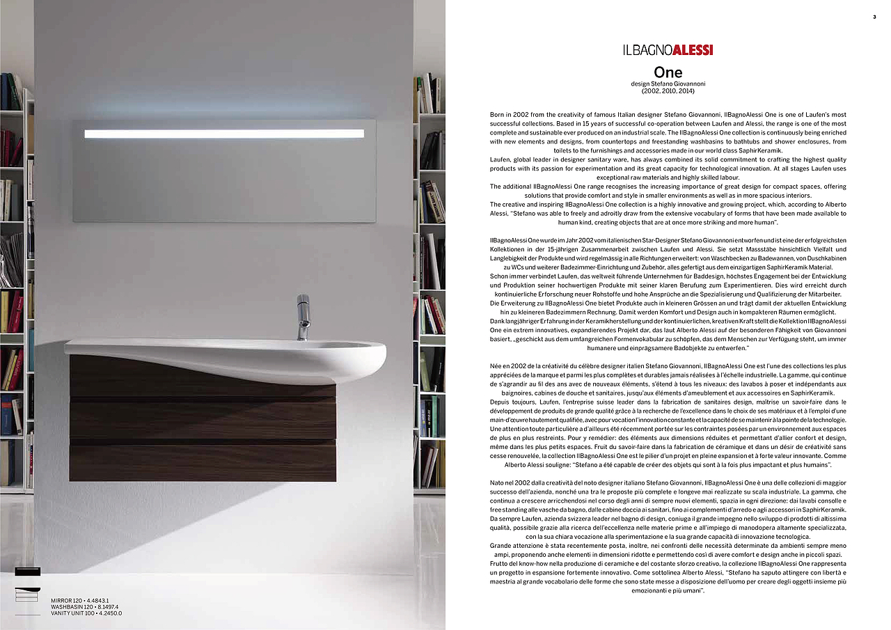 分享 · 瑞士LAUFEN劳芬卫浴系列产品画册_云之瀑布-站酷ZCOOL