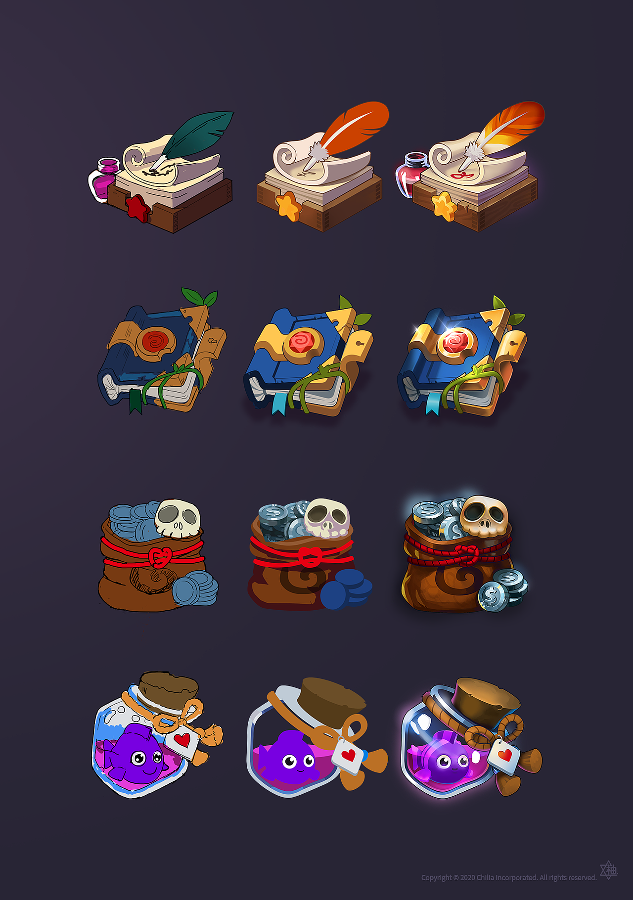 【游戏】【卡通图标】x4|UI|游戏UI|ouou.pa_原创作品-站酷ZCOOL