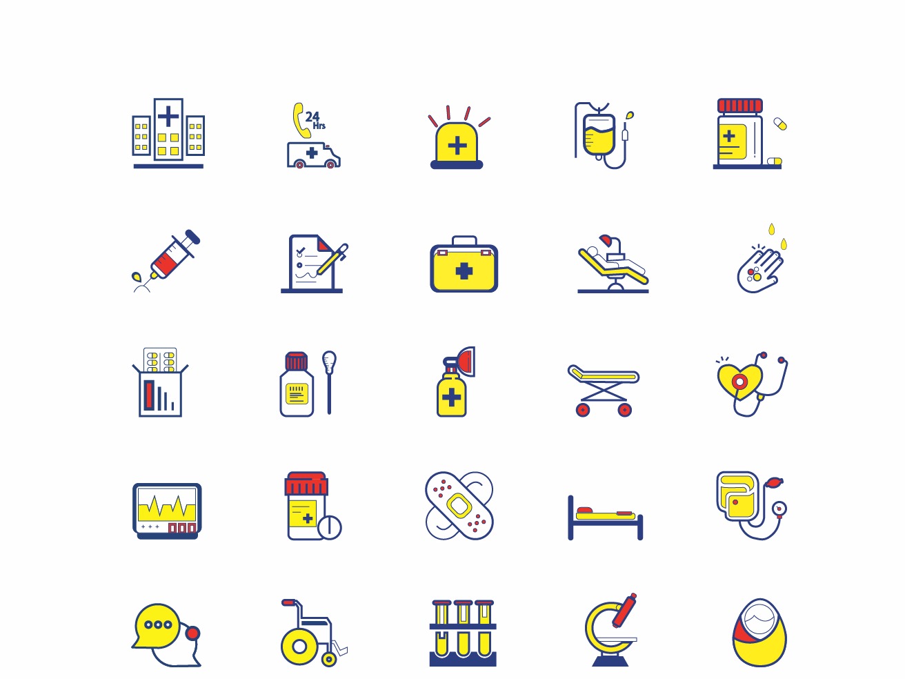 医疗icons-gui_脑洞大汉-站酷ZCOOL