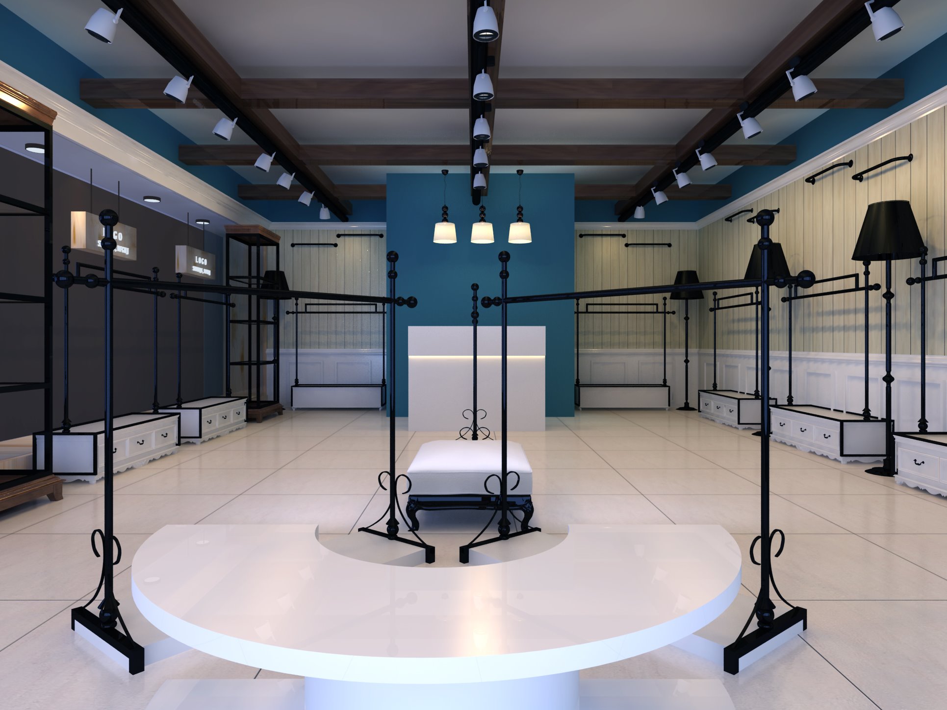 服装实体门店 3d效果图_人生的真谛lpy-站酷ZCOOL