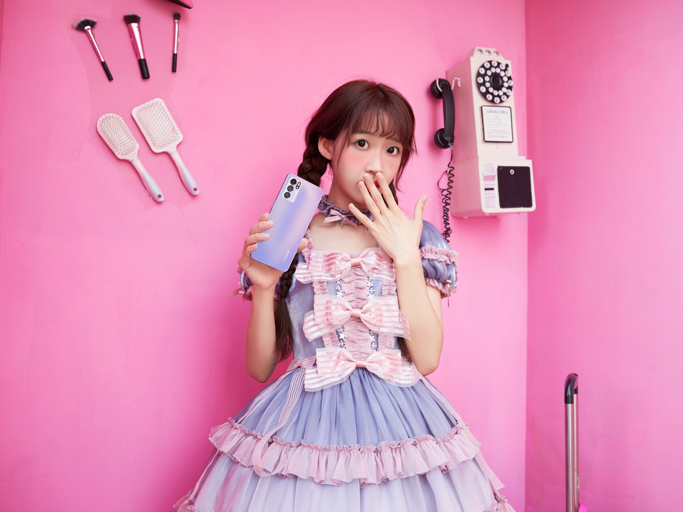 Reno6+Lolita礼服模特图赏_希子不爱吃香菜-站酷ZCOOL