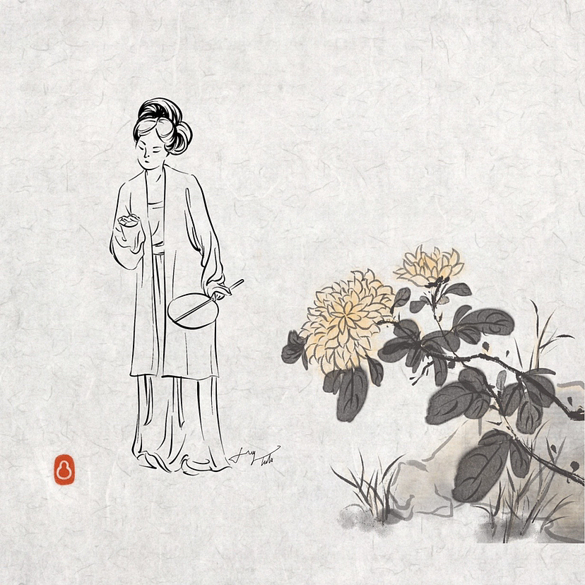 水墨古风人物练习10_小眠羊TuTu-站酷ZCOOL