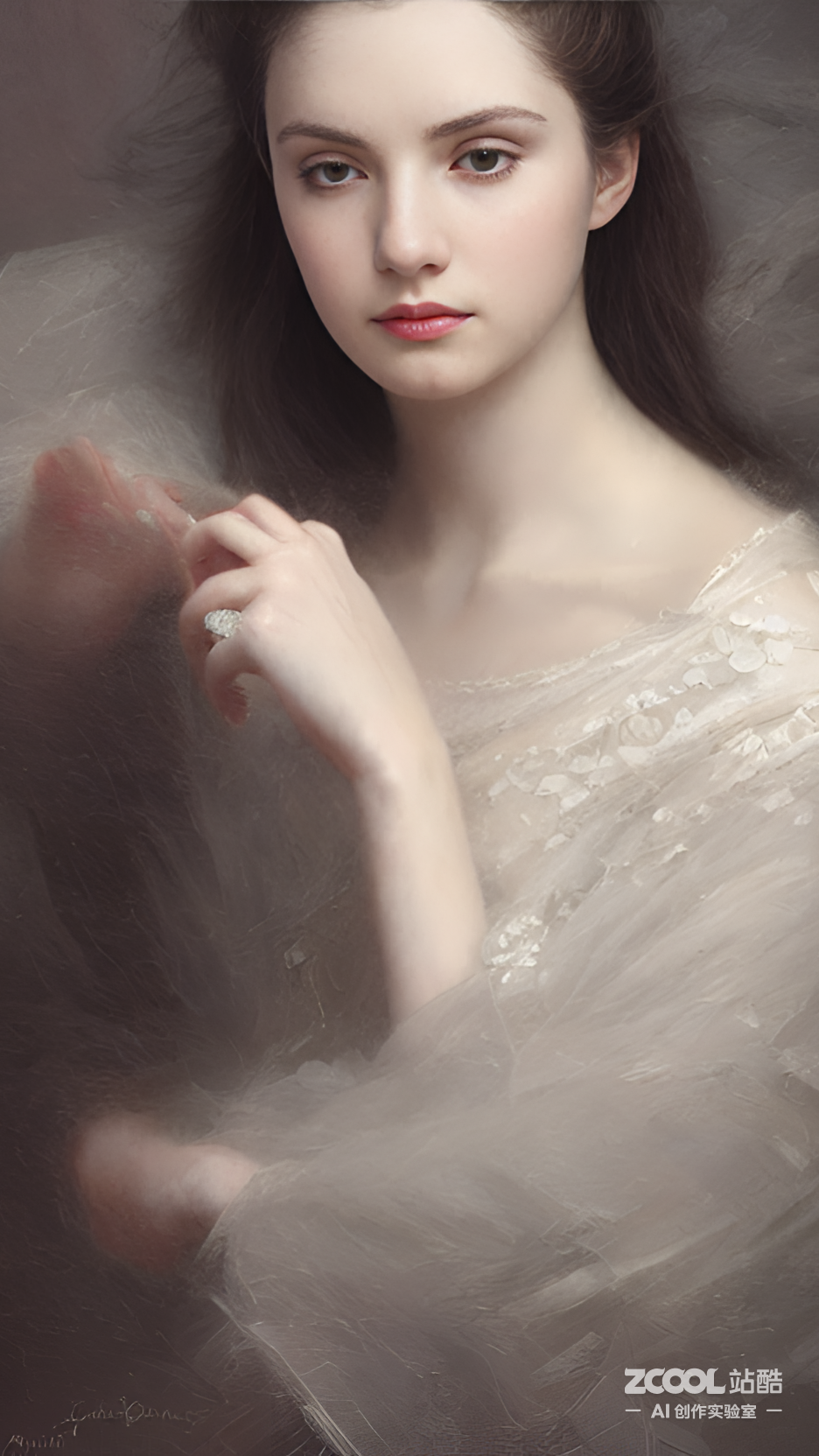 #AI创作实验室#Romanticism, 8k, attractive, pale, e_文糙舞劣5562-站酷ZCOOL