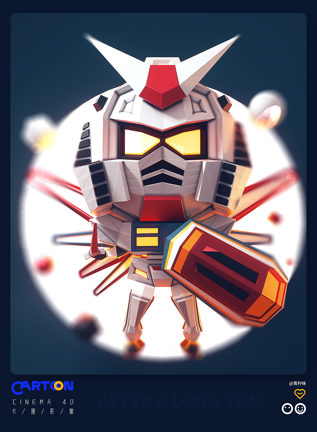 C4D+Cartoon-卡通角色们_三六八复机-站酷ZCOOL