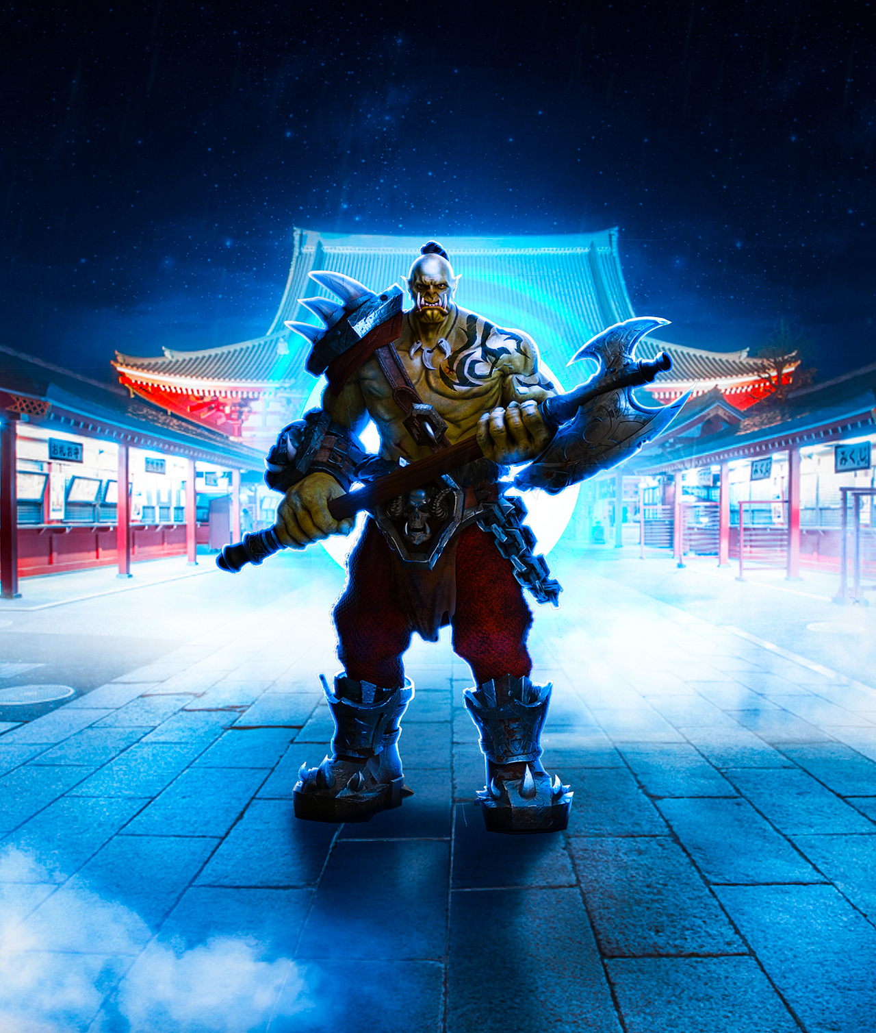 魔兽穿越小场景合成_设计师瑞豪-站酷ZCOOL