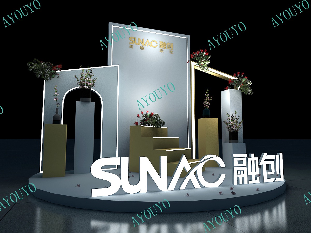 活动打卡美陈DP点_蓝LANT-站酷ZCOOL