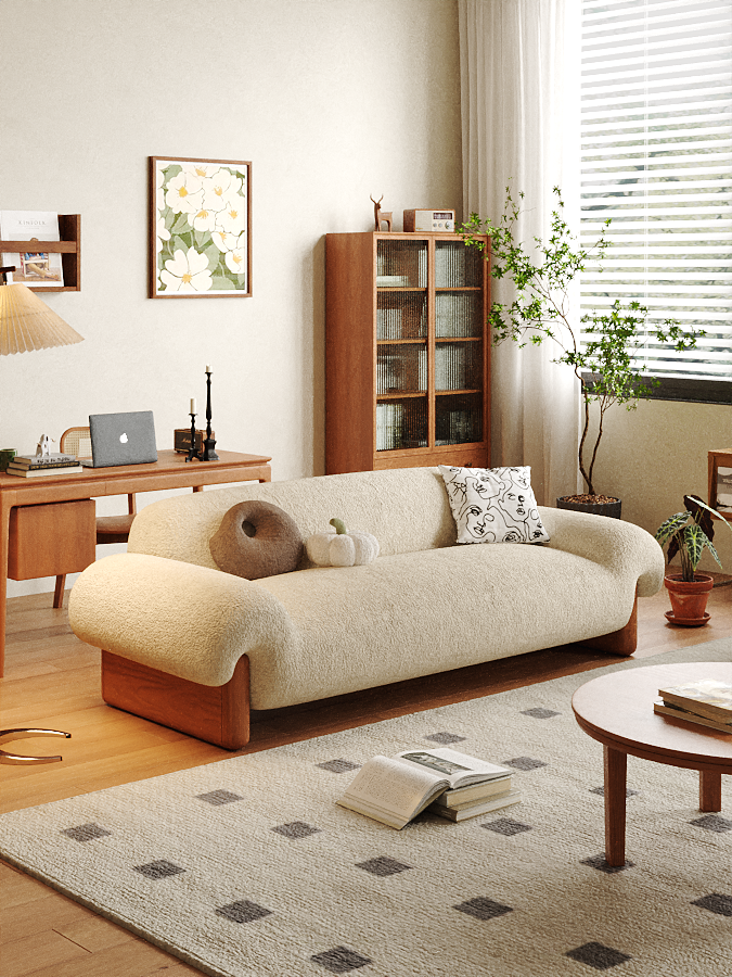 小红书原木奶油风沙发新作_BIG_DONE-站酷ZCOOL