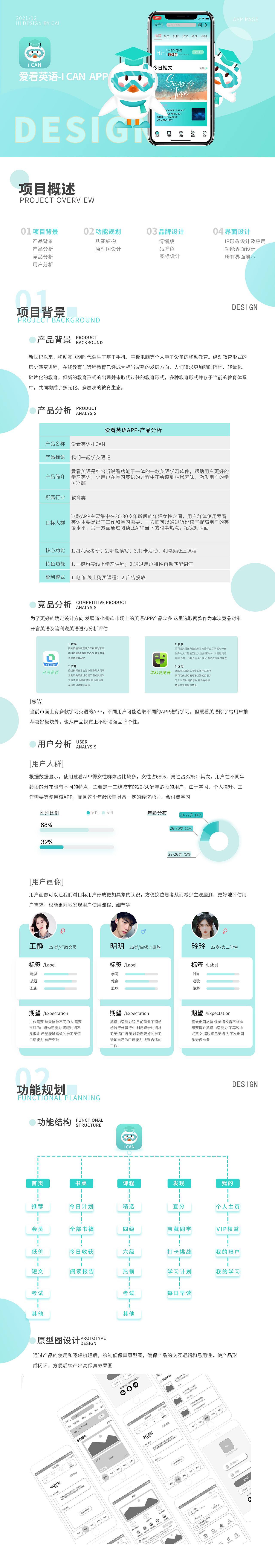 爱看英语I CAN APP设计_南宫韵-站酷ZCOOL