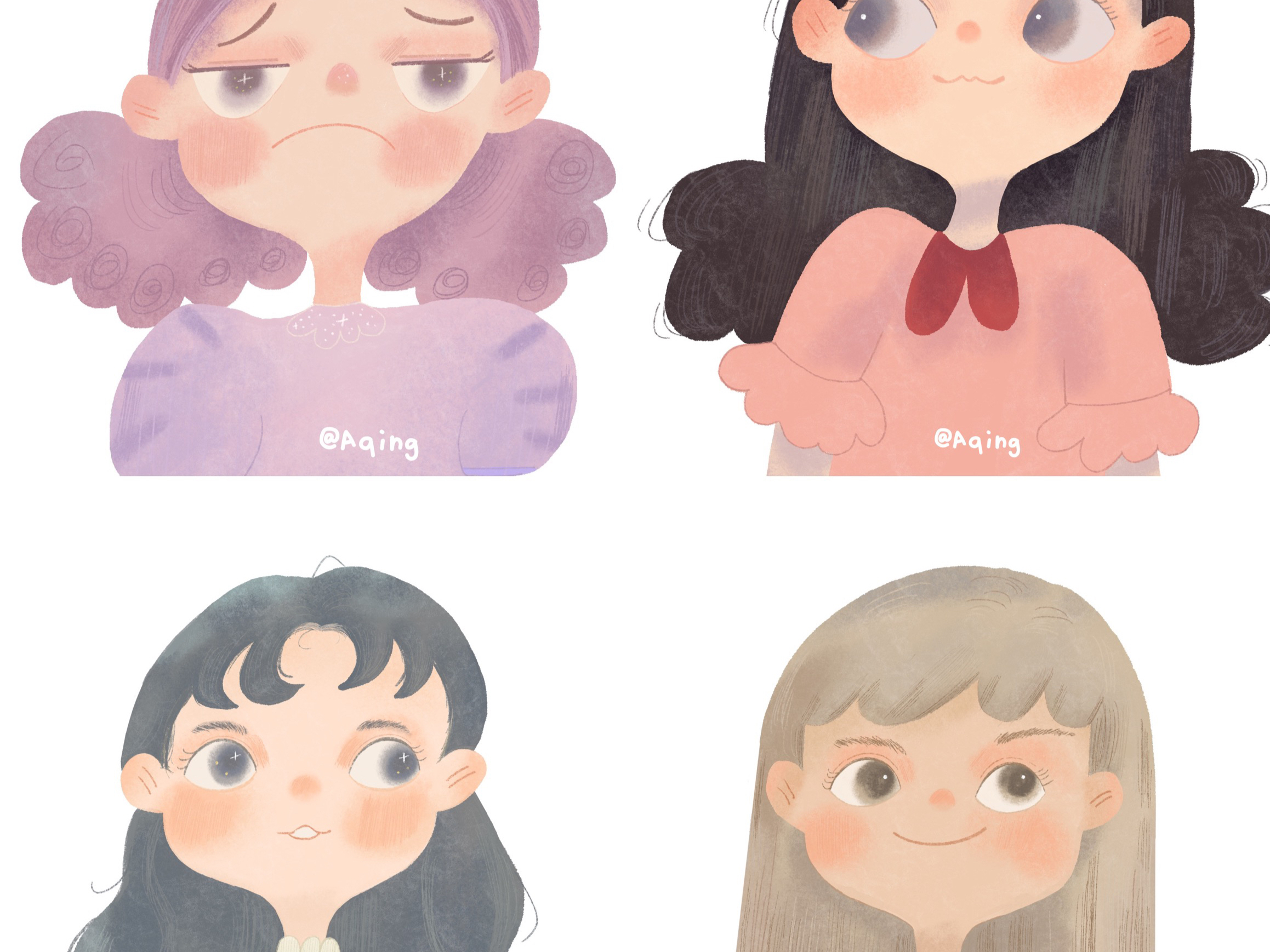 🔥🔥可爱头像来一波_琴1314-站酷ZCOOL