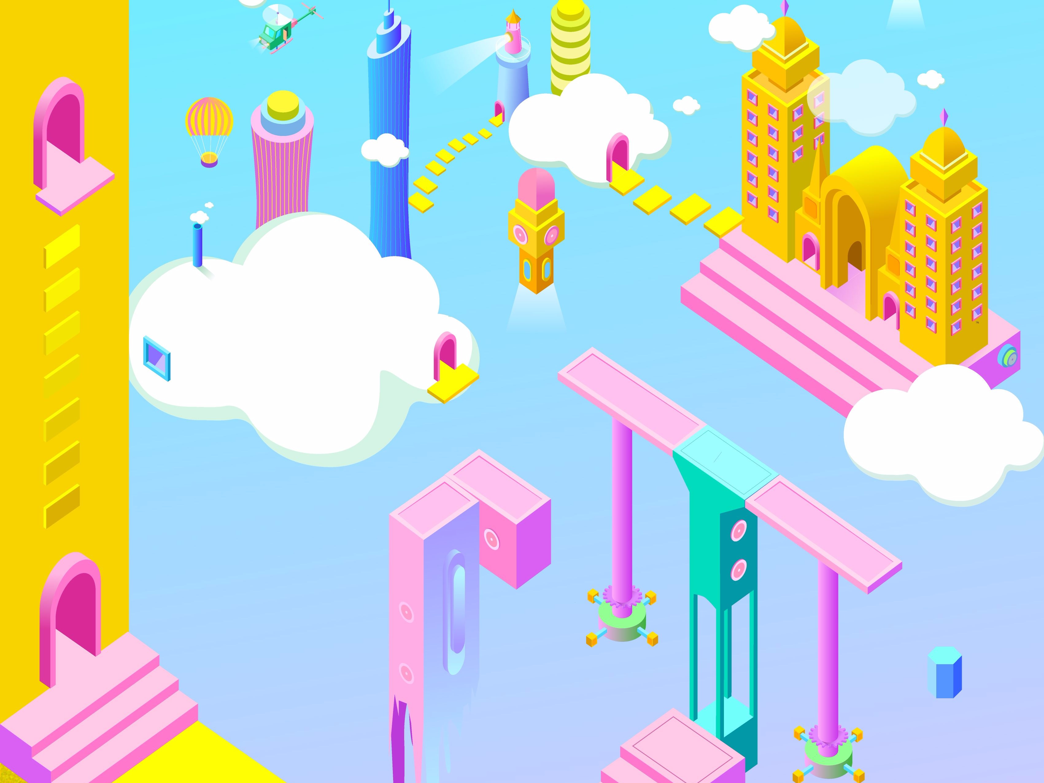 AI 2.5D插画_只言片语37-站酷ZCOOL