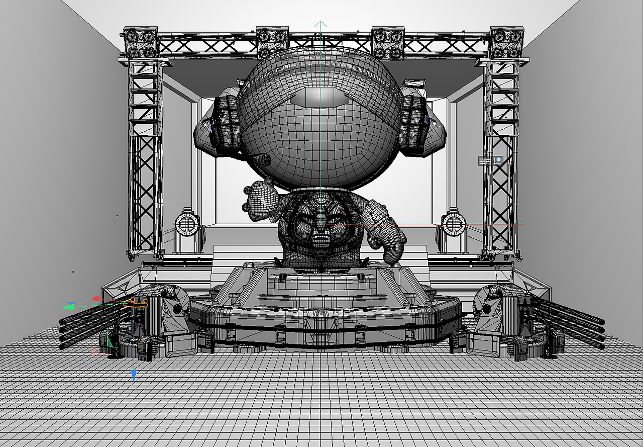 S级大促活动kv 从C4D建模到渲染到最终合成-赛博朋克风|网页|电商|咖啡不苦了_原创作品-站酷ZCOOL