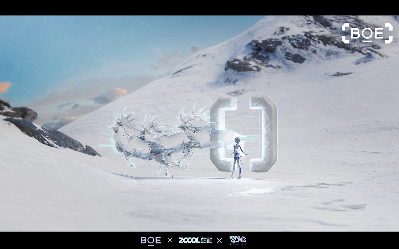 BOE-IP角色设计-屏子_吖松SONG-站酷ZCOOL
