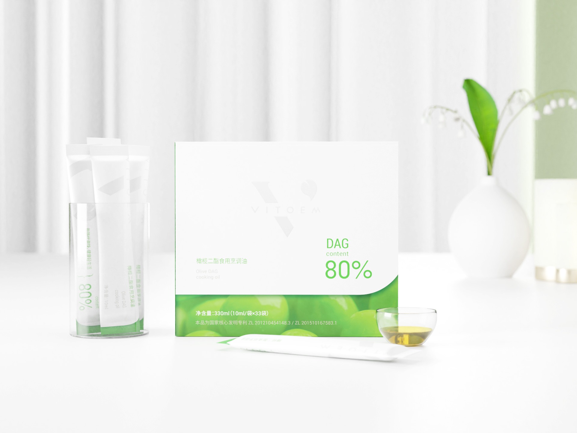 二酯油盒装条袋包装 | DAG Content 80% Olive Oil_马儿爱吃西红柿-站酷ZCOOL
