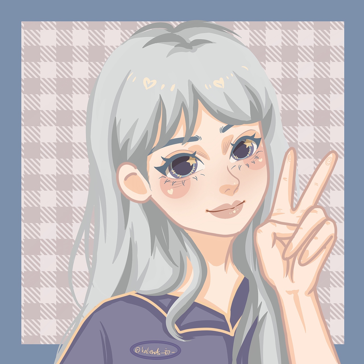 ipad手绘｜procreate手绘头像_白淘-站酷ZCOOL