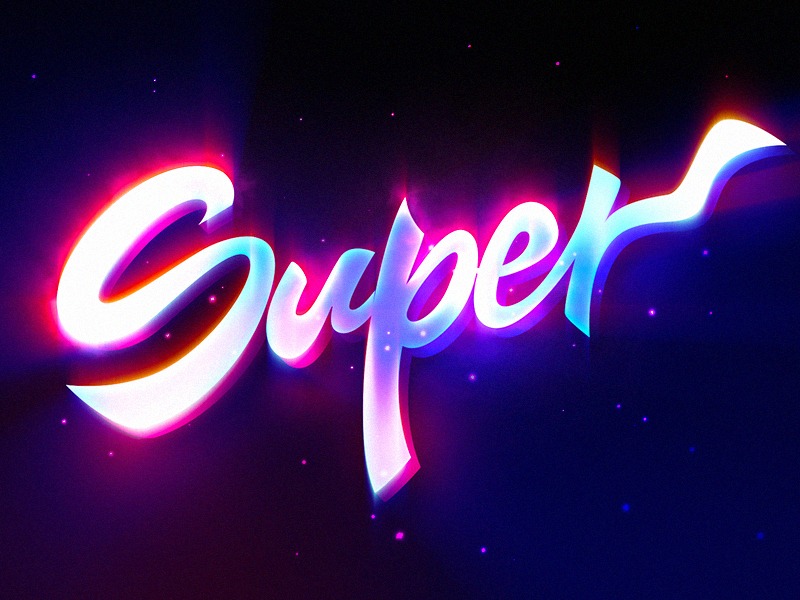 【教程】PS+AE制作炫酷霓虹字体_kabka-站酷ZCOOL