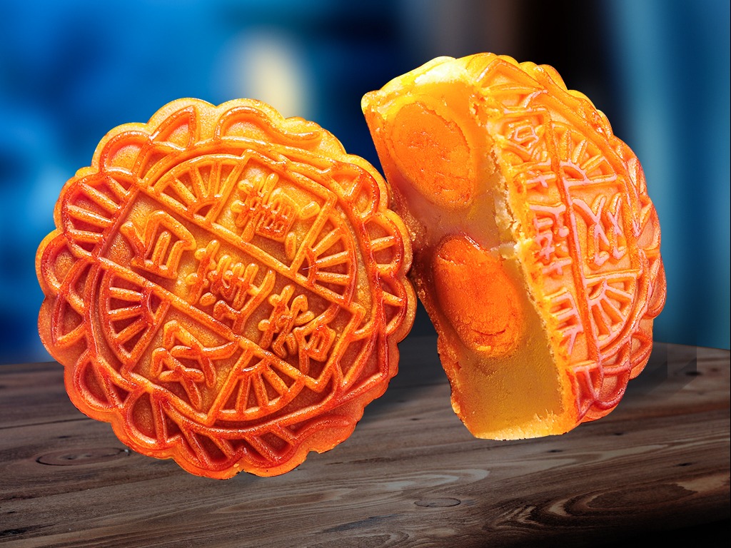 中秋月饼海报_康熙通宝10000-站酷ZCOOL