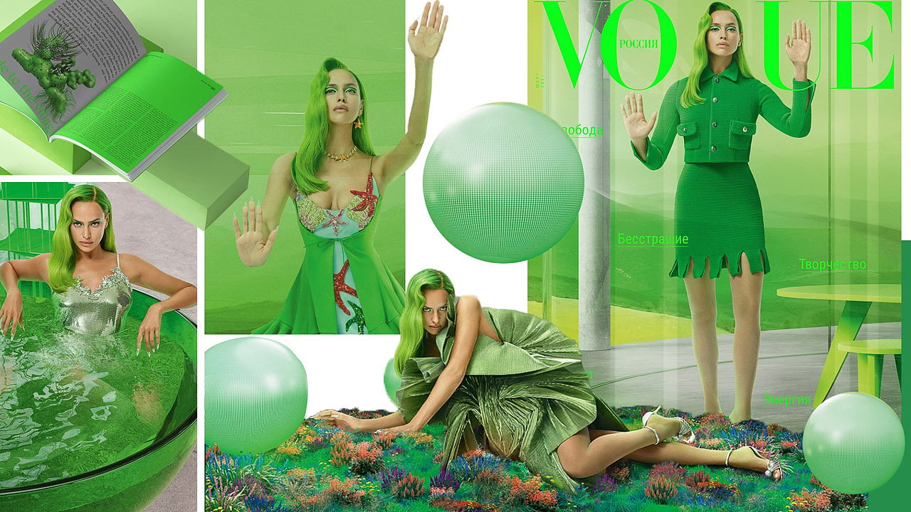 2023春夏女装色彩趋势：BV绿_广州服装设计师-站酷ZCOOL