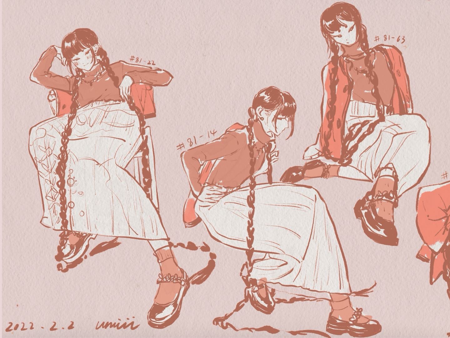 速写60天挑战赛Day2_Umi今天画画了吗-站酷ZCOOL