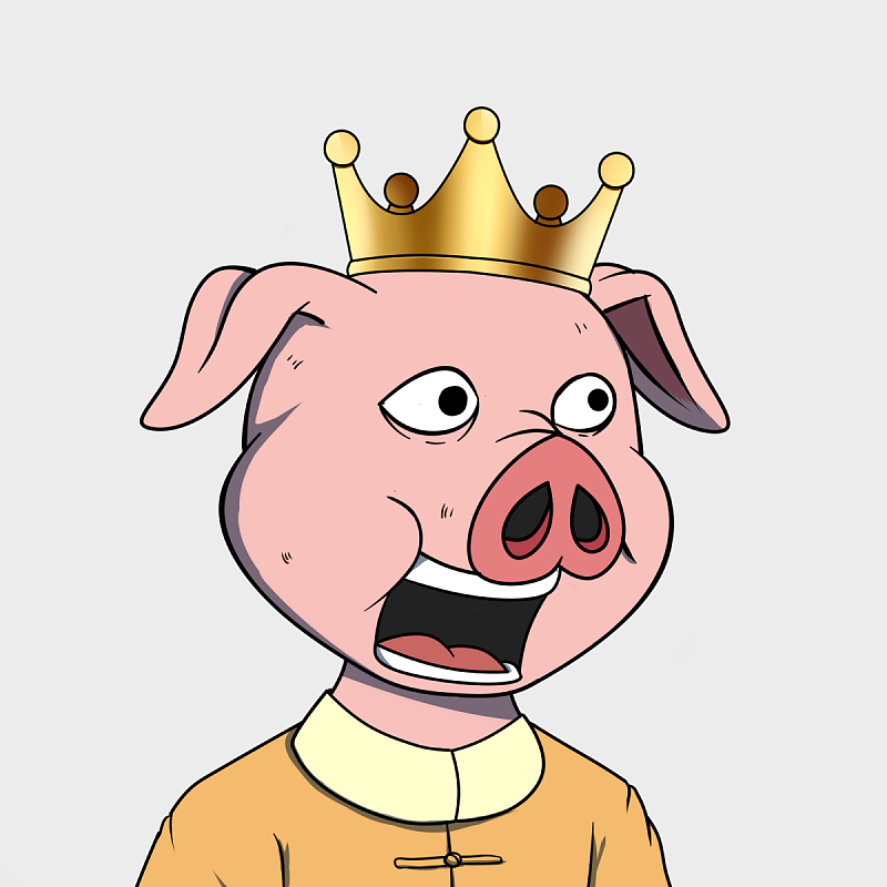 拟人猪设计 NFT 头像 PFP_T1wEBJ6Vw1-站酷ZCOOL