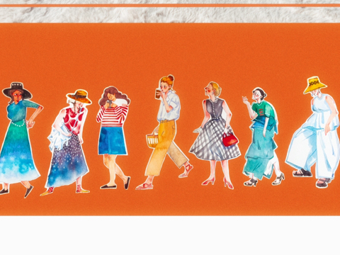 太好玩了，我的水彩小人都自己站起来了～_与晞xixi-站酷ZCOOL