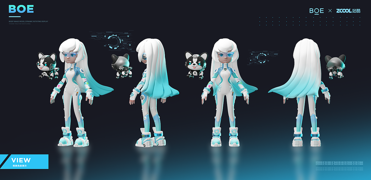BOE-京东方IP形象设计-目目_林童-站酷ZCOOL
