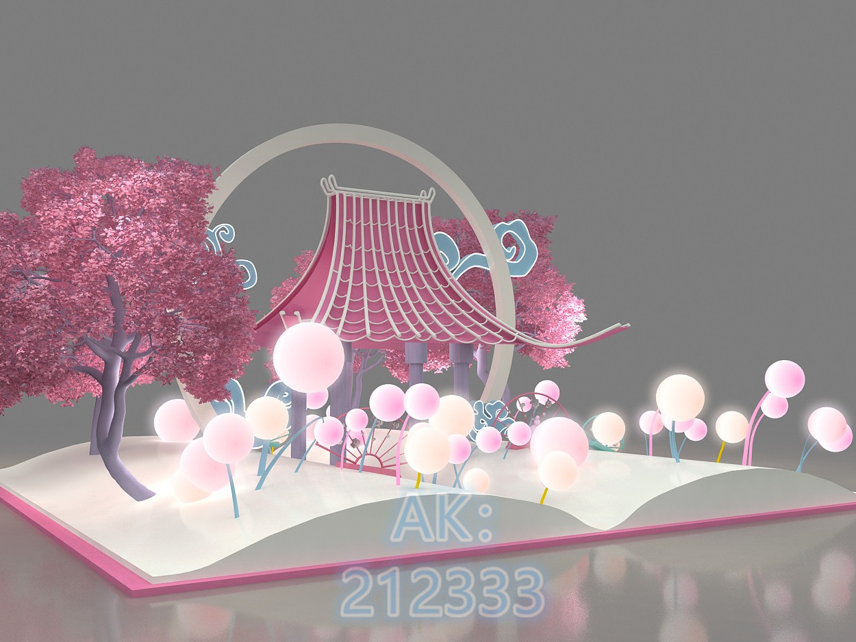 神马美陈3D设计效果图_AK212-站酷ZCOOL