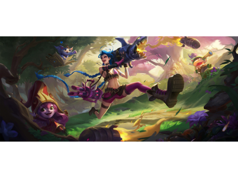 LOL同人《jinx》_画画的小B仔-站酷ZCOOL