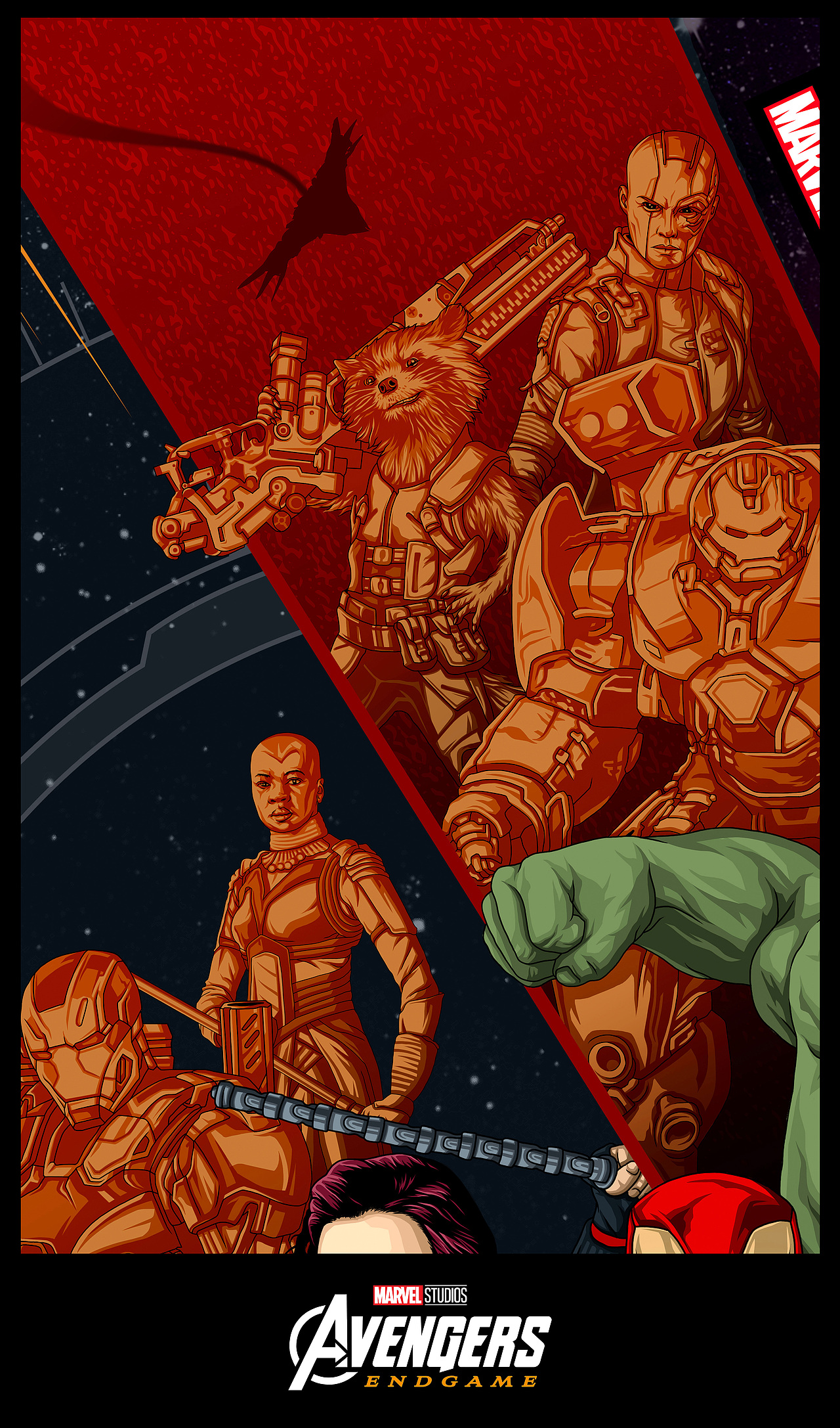 《复仇者联盟4》概念插画海报_ACEWORKS-站酷ZCOOL