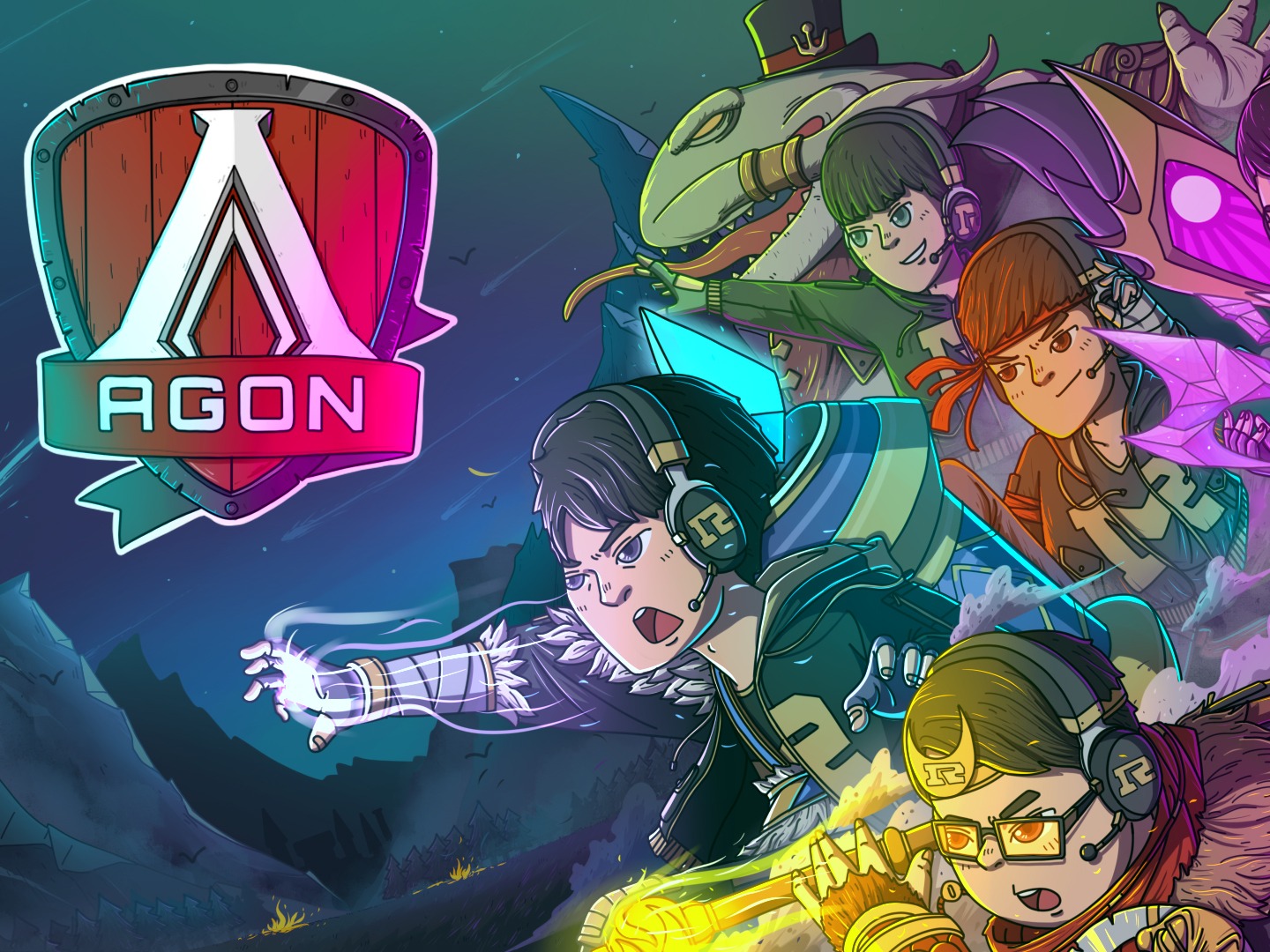 RNG八周年插画_咸菜不太闲-站酷ZCOOL