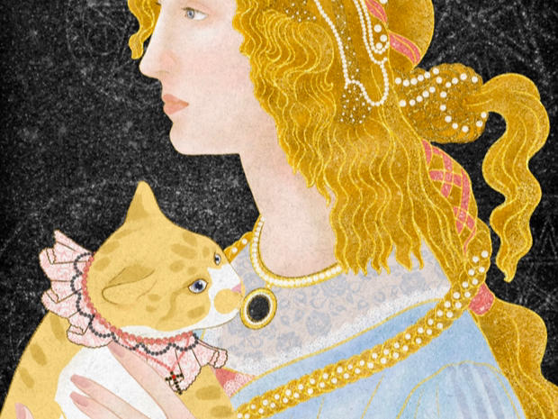 女孩与猫_0Lin0-站酷ZCOOL