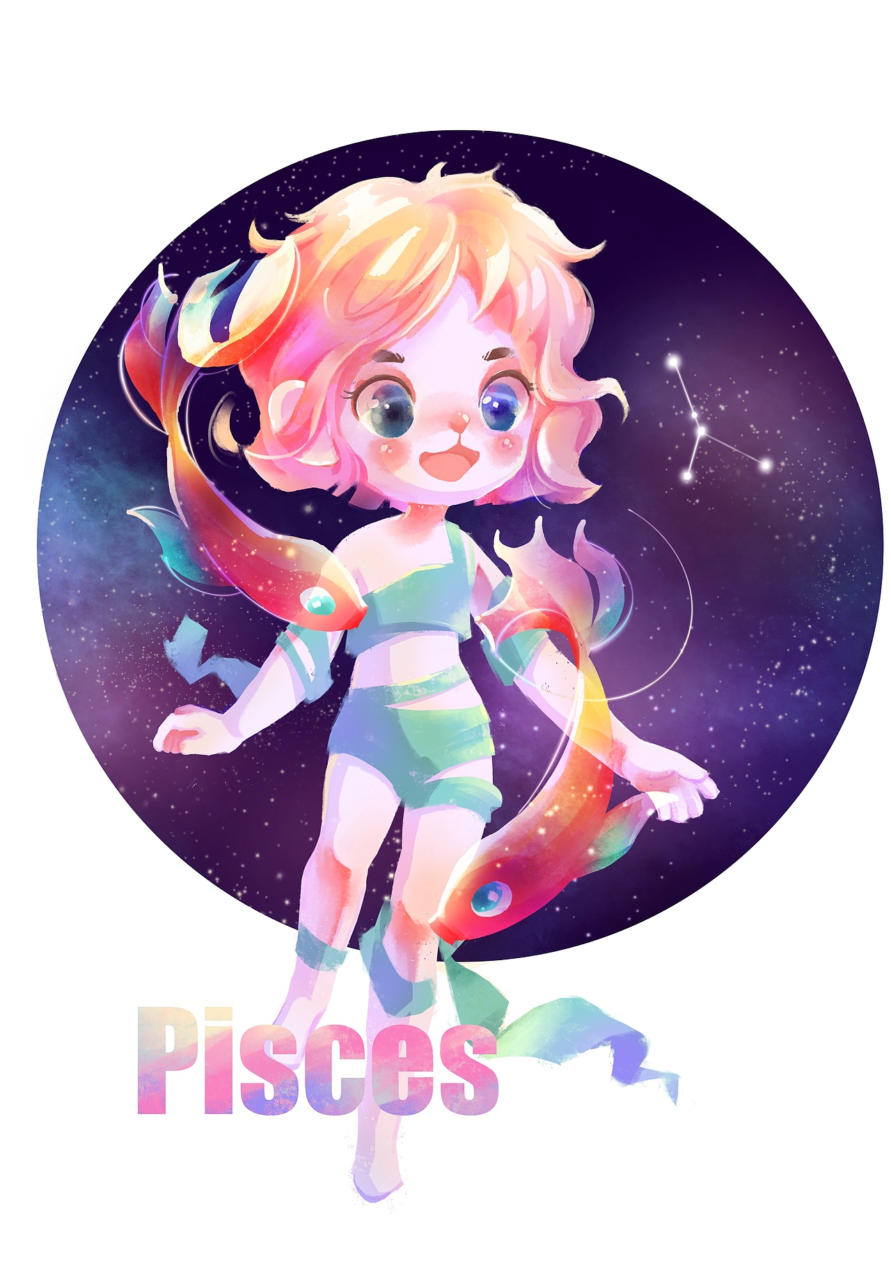 十二星座插画（原创）_芍药nancy-站酷ZCOOL