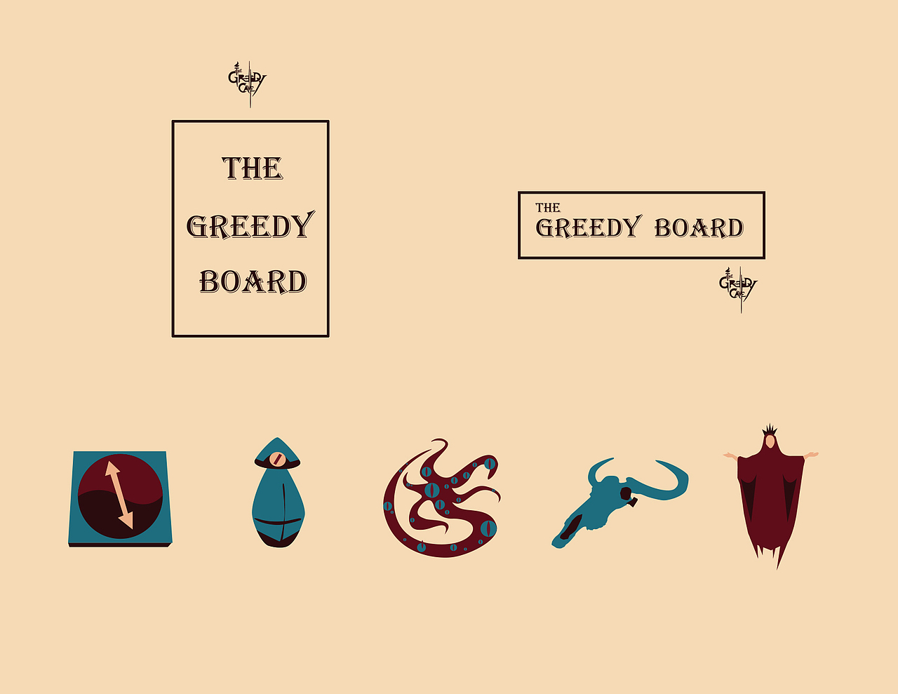 THE GREEDY BOARD |贪婪洞窟2克苏鲁文化馆||平面|其他平面|yy_H_原创作品-站酷ZCOOL
