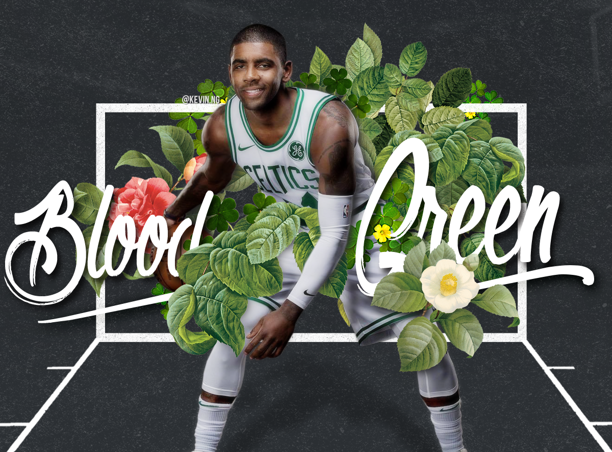 Kyrie Irving 'Blood Green' Wallpaper_Kevin_Ng-站酷ZCOOL