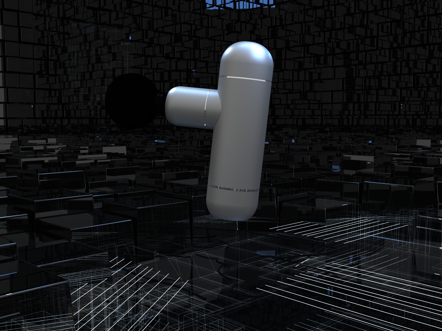 c4d练习——筋膜枪mini_好吃的芥末酱-站酷ZCOOL