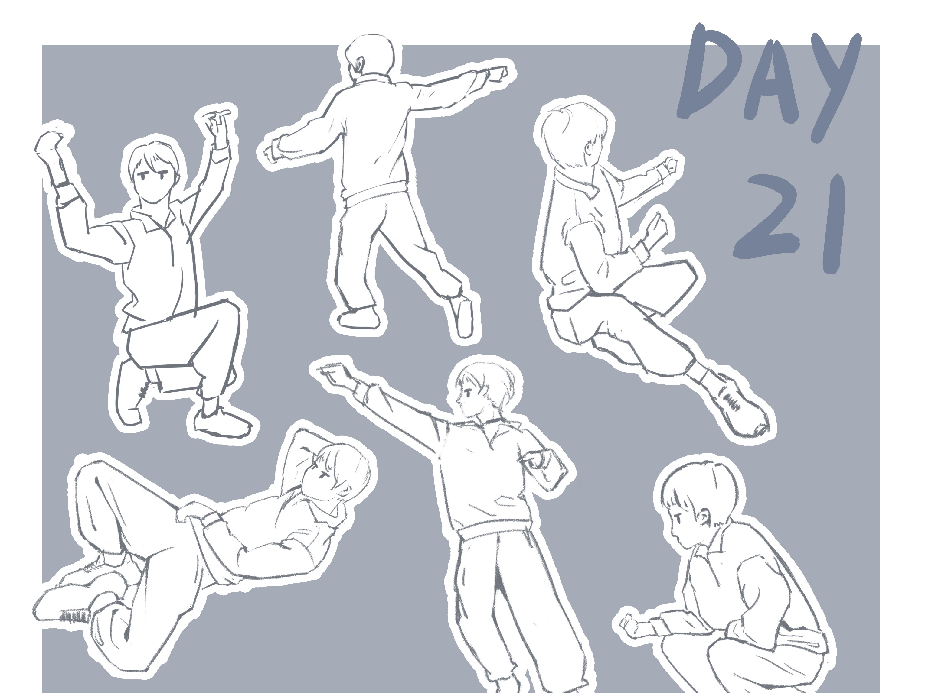 #速写60天挑战赛# day21 @速写班长 _秃秃腾-站酷ZCOOL